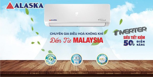 Điều hòa Alaska AC-09WI32A Inverter 9000BTU 1 chiều - ĐIỆN MÁY VINH PHUNG